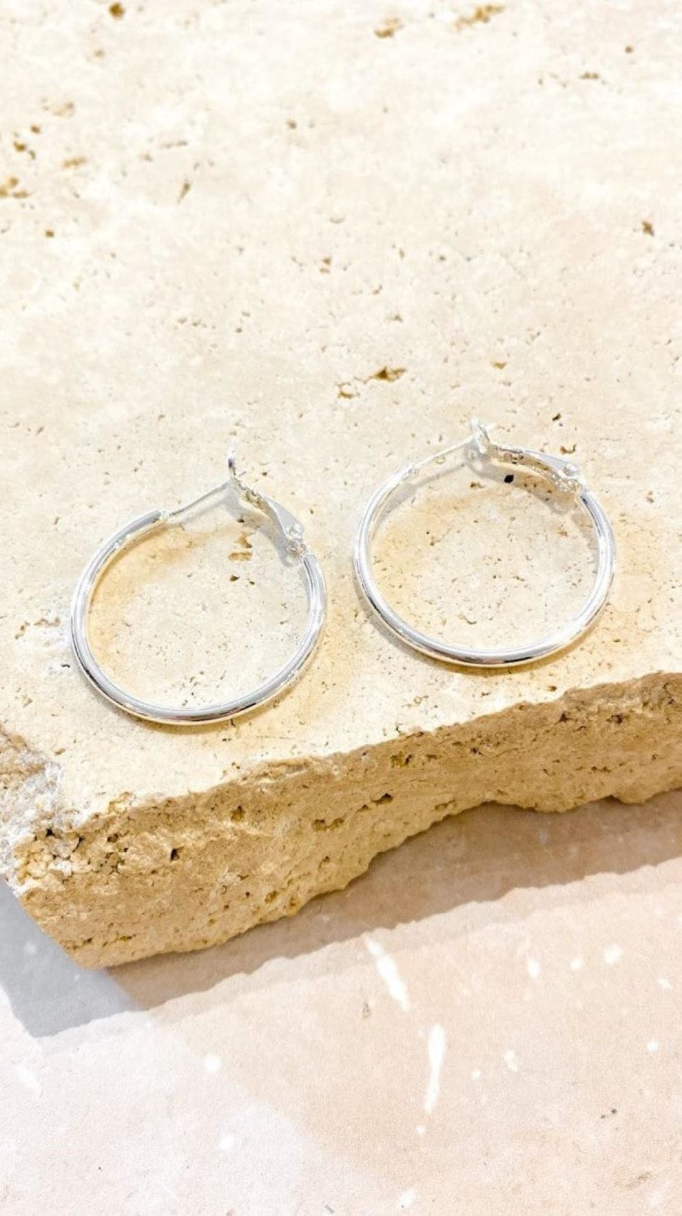 Toperth Classic Silver Hoop Earrings – Toperth