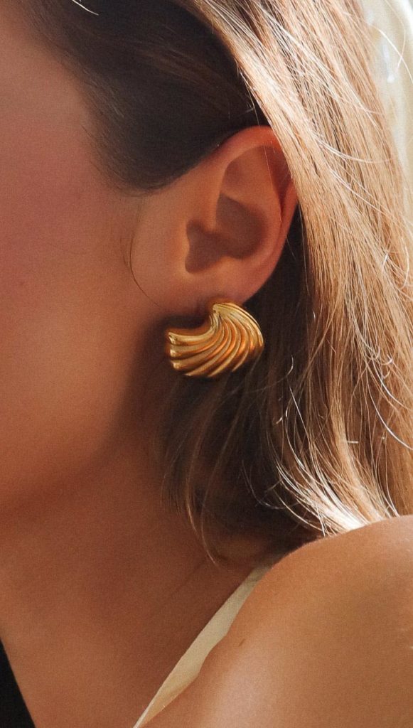 Toperth Gold Seashell Earrings – Toperth